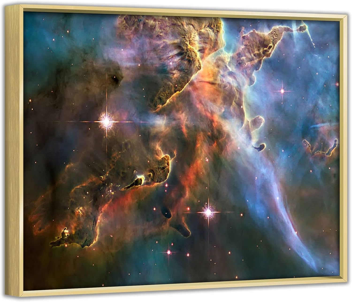 Amazon.com: Carina Nebula - Space Canvas Poster - Space Photo - Hubble ...