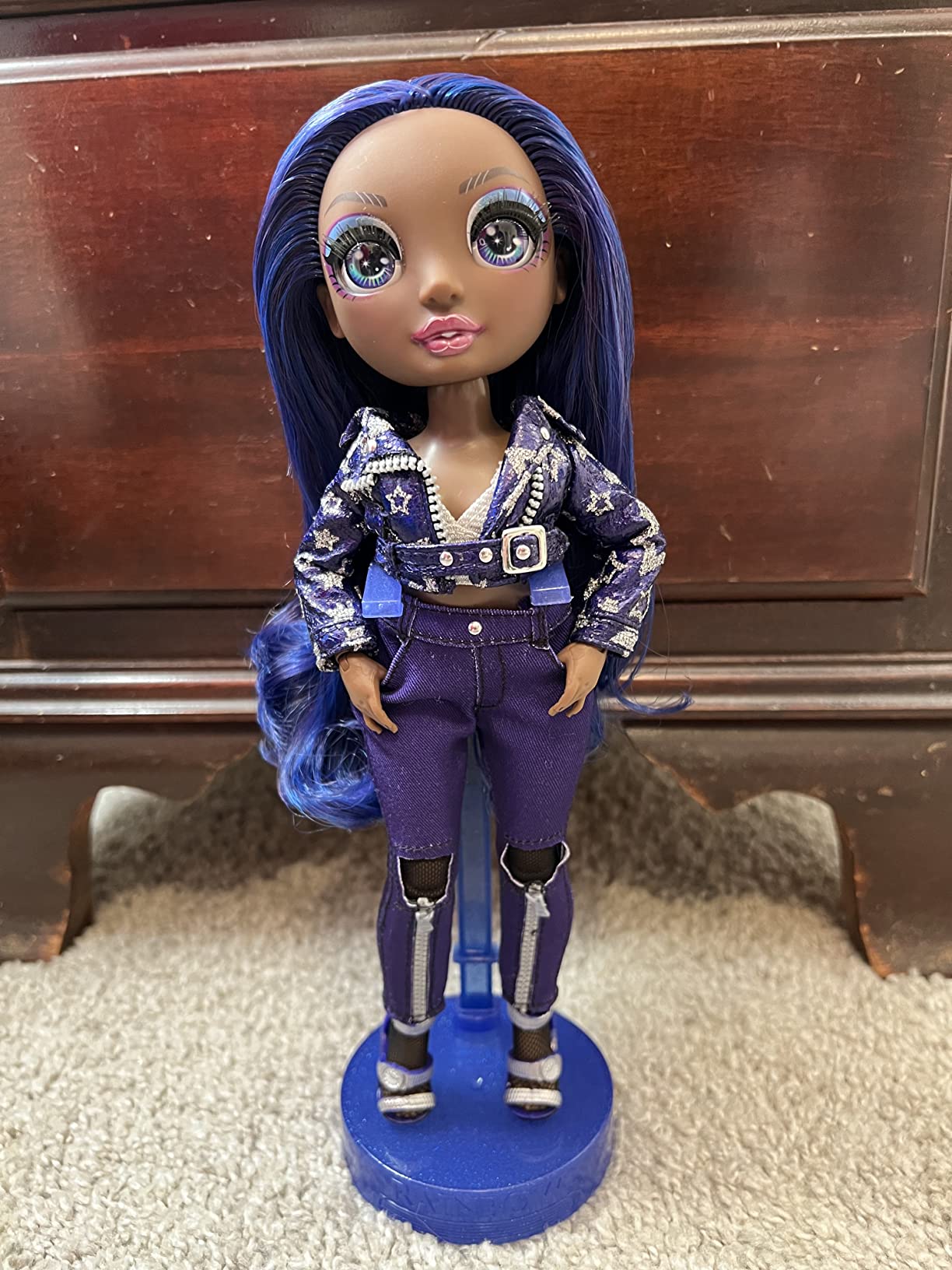 $6/mo - Finance Rainbow High Krystal Bailey – Indigo (Dark Purple ...