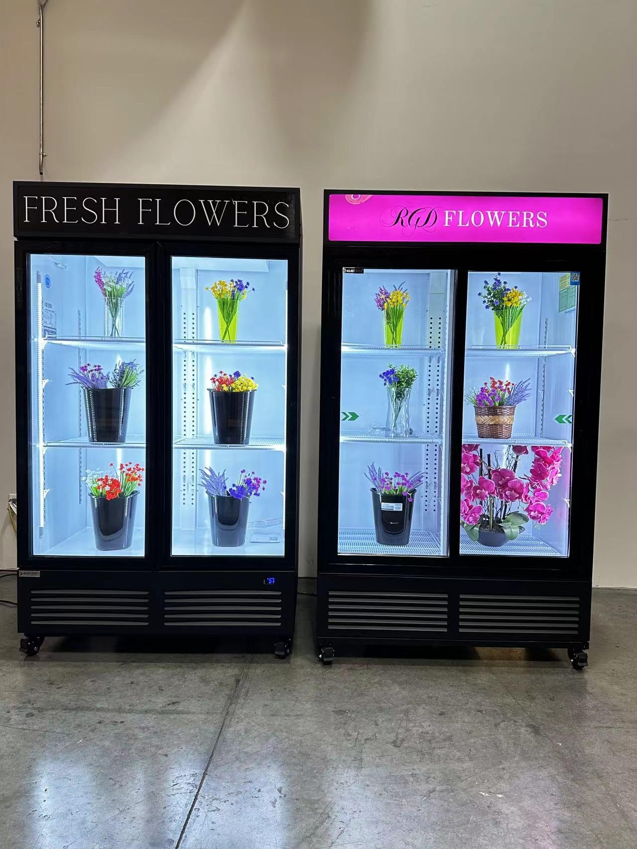 Flower Shop Display Cooler Display Walk In Cooler For Flowers Henan