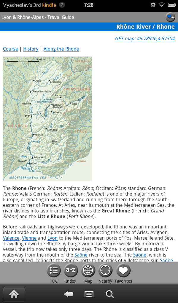 Lyon and Rhone-Alpes, France - FREE Travel Guide & Map - App on the ...