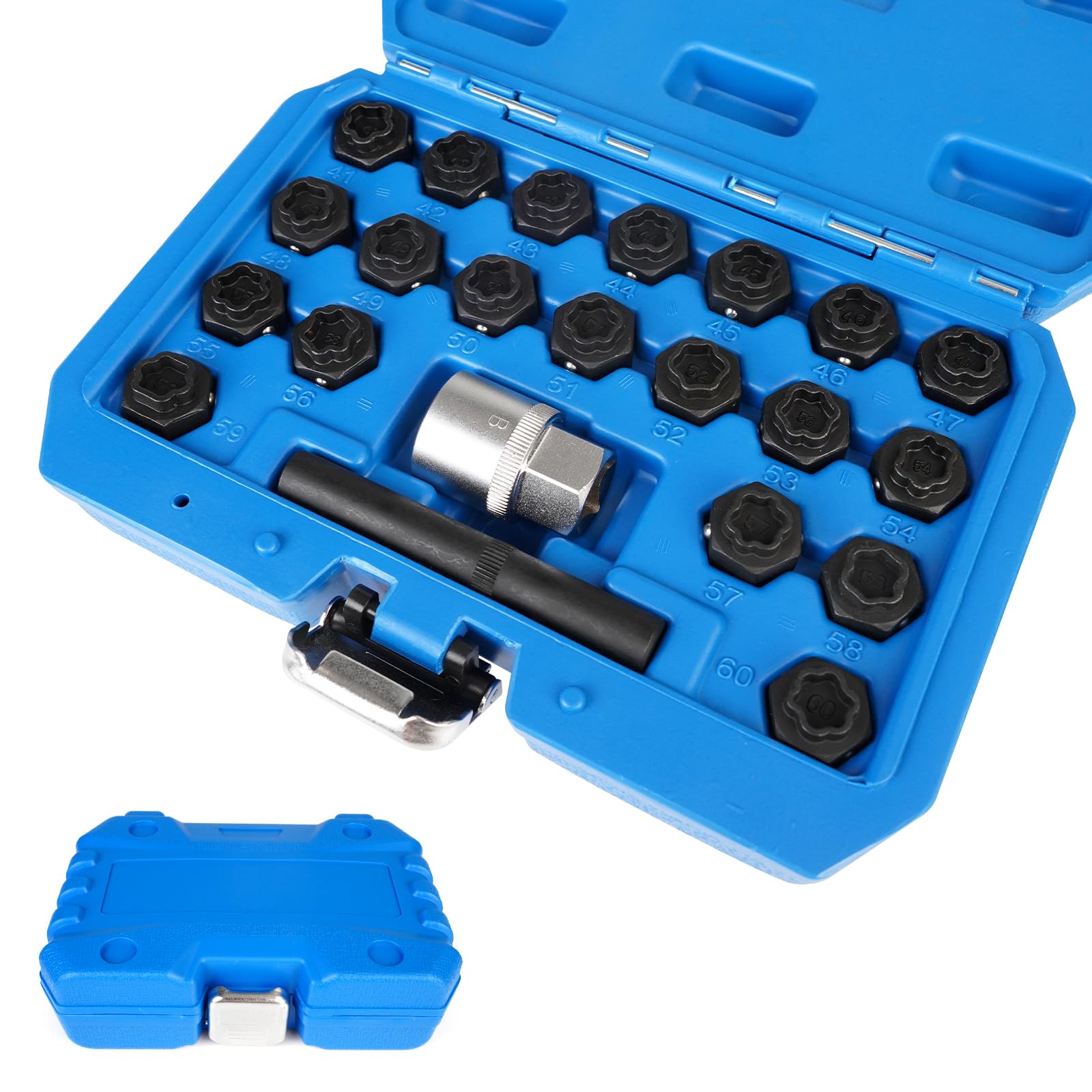 Amazon.com: BHB 22PCS Wheel Locking Nut Key Removal Tool Kit Wheel Anti ...