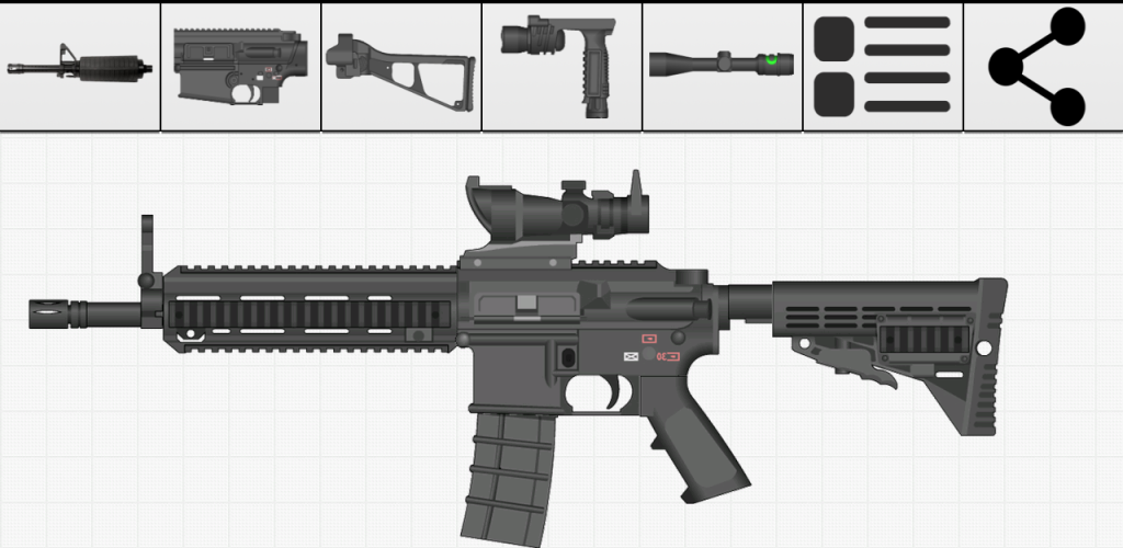 Aplicación Weapon Builder en Amazon Appstore