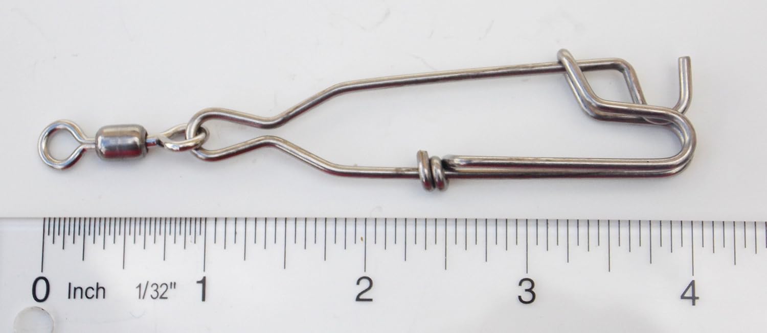 Amazon.com : Decoy Long Line Clips Stainless Steel Pack of 50-3" with ...