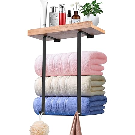 Amazon.com: Towel Racks for Bathroom, BETHOM Towel Rack with Metal ...