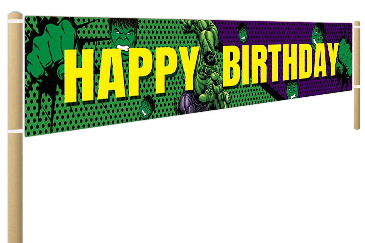 Buy Large Hulk Happy Birthday Yard Banner | The Invincible Hulk ...
