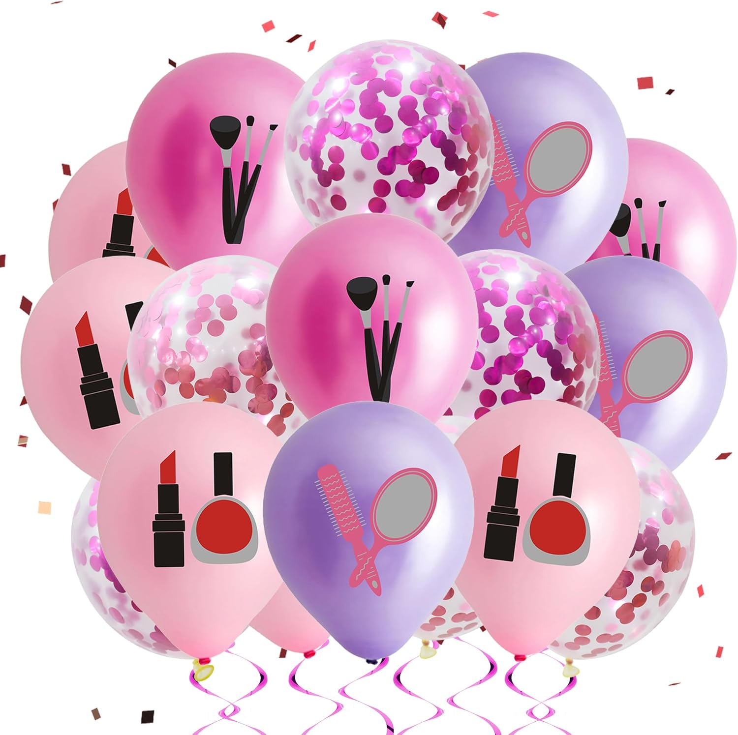 Amazon.com: 48 Pcs Makeup Balloons Spa Balloon Decorations Set 12 Inch ...