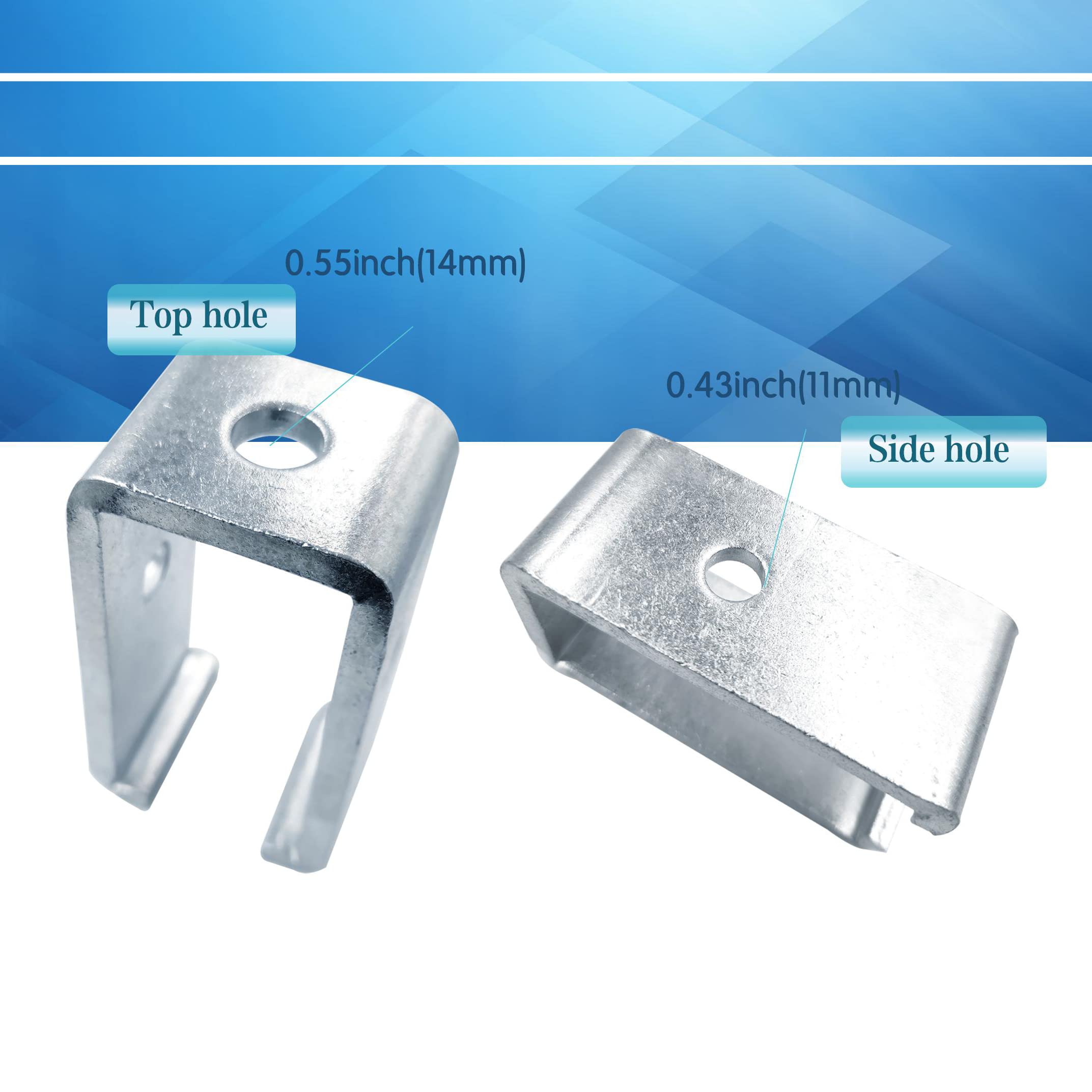 Snapklik.com : PLAIRC 6PCS Unistrut Channel Trolley Track Hanger ...