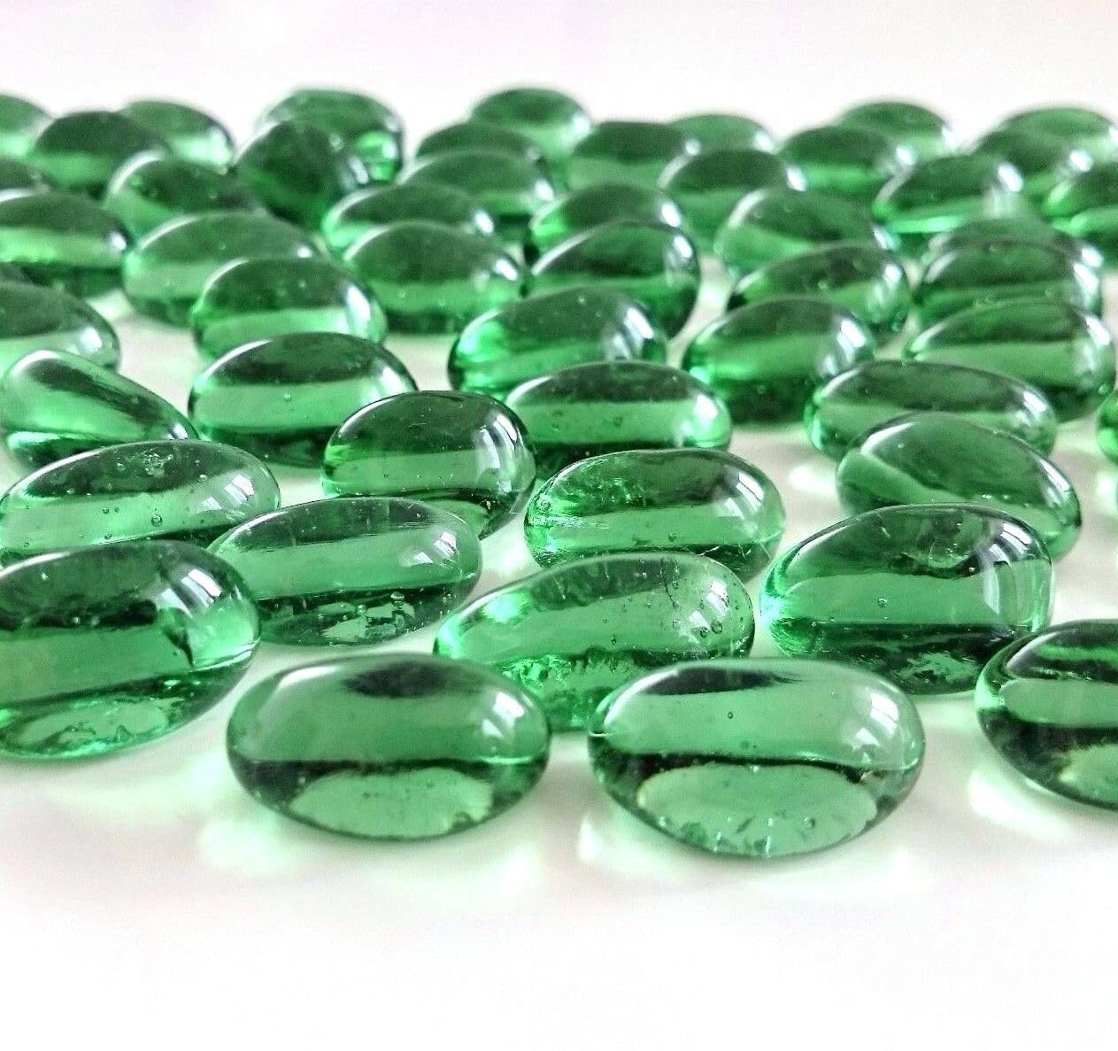 TRANS - PAL Glass Pebbles Decorative Stones Beads Nuggets Gems Mosaic ...
