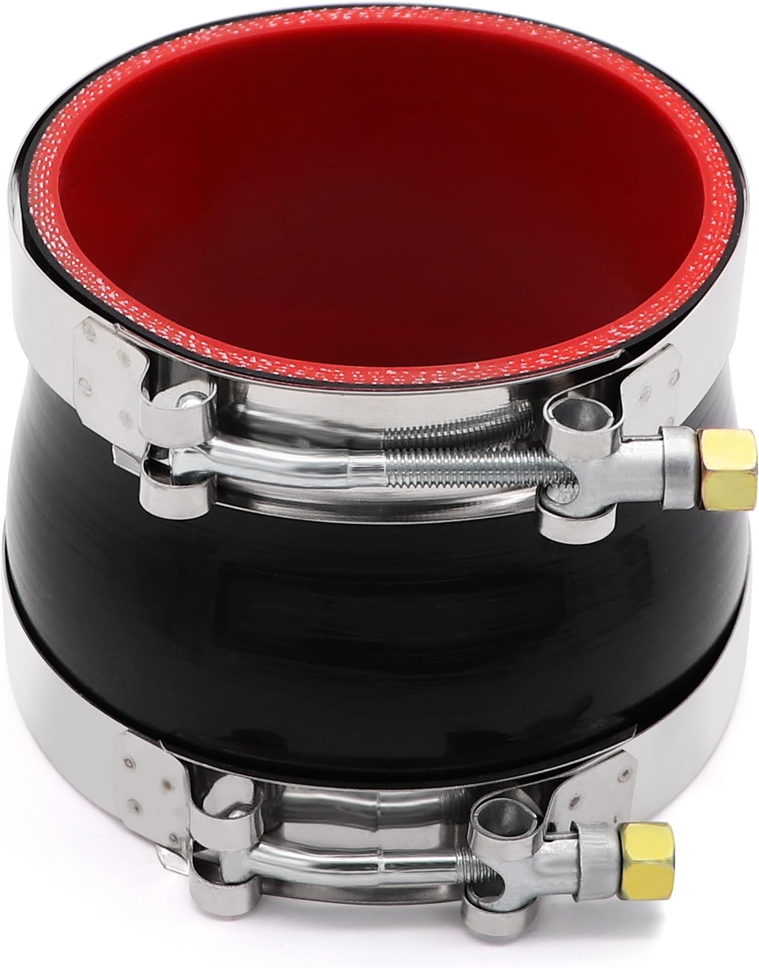 Amazon.com: 4in ID Straight Silicone Hose Coupler with Stainless Steel ...