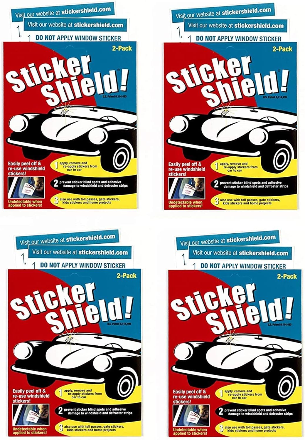 Amazon.com: STICKER SHIELD - Windshield Sticker Applicator for Easy ...