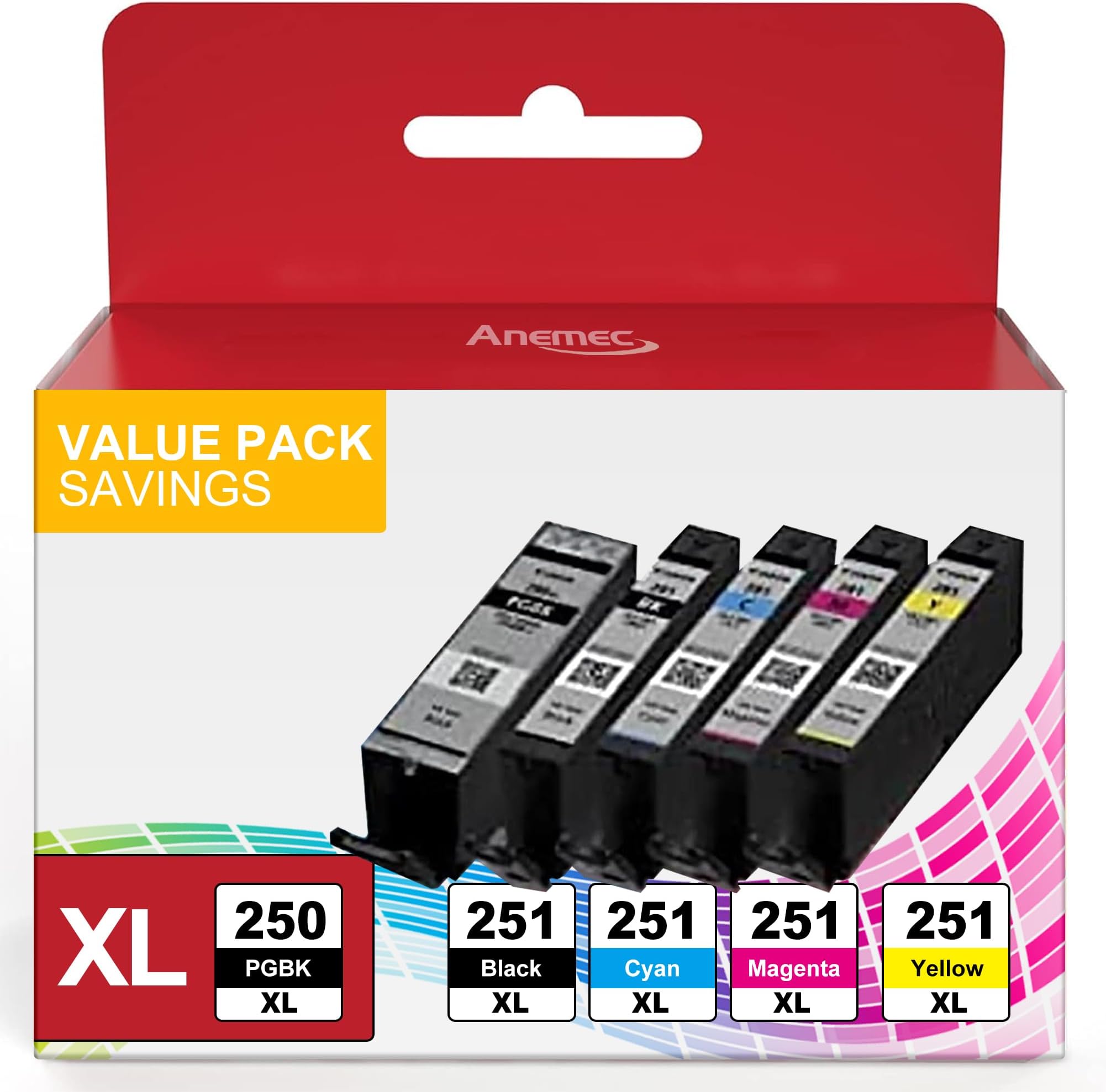 Amazon.com: PGI-250XL CLI-251XL Printer Ink Cartridges for Canon 250 ...