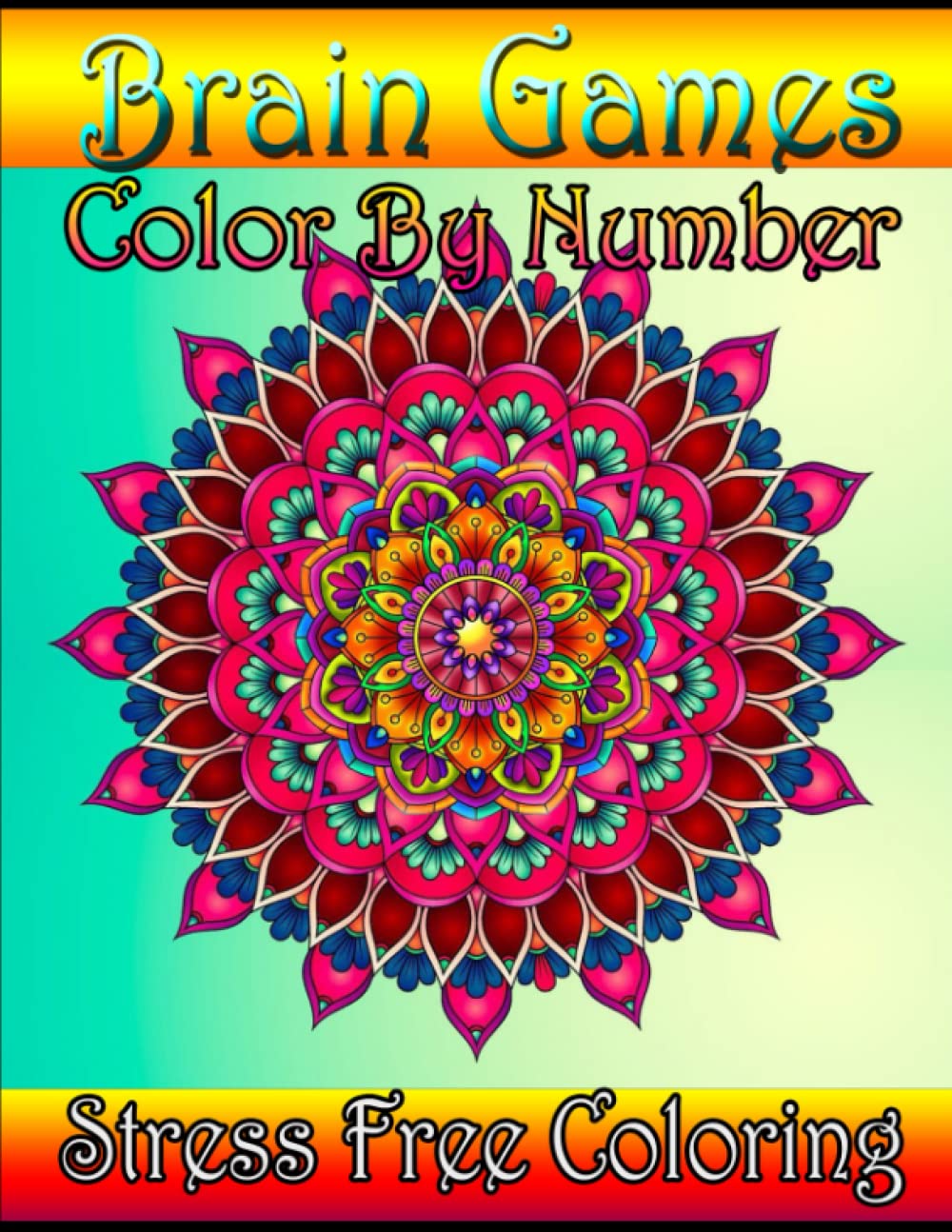 Brain Games Color By Number Stress Free Coloring Brain Games ...