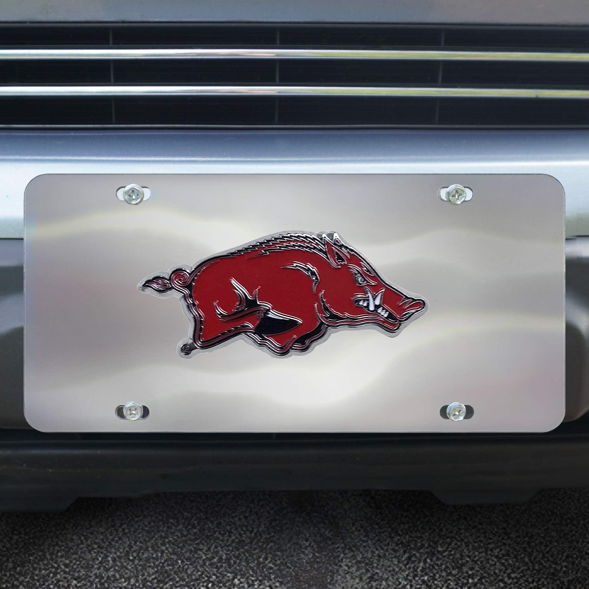 Amazon.com: Arkansas Razorbacks Anodized License Plate : Automotive