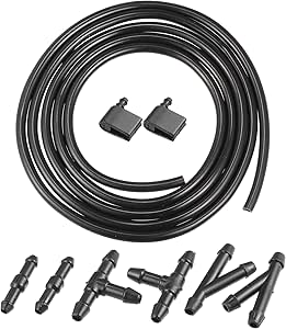 Amazon.co.jp: ACROPIX Windshield Wiper Washer Nozzle Spray Jets with 2M ...