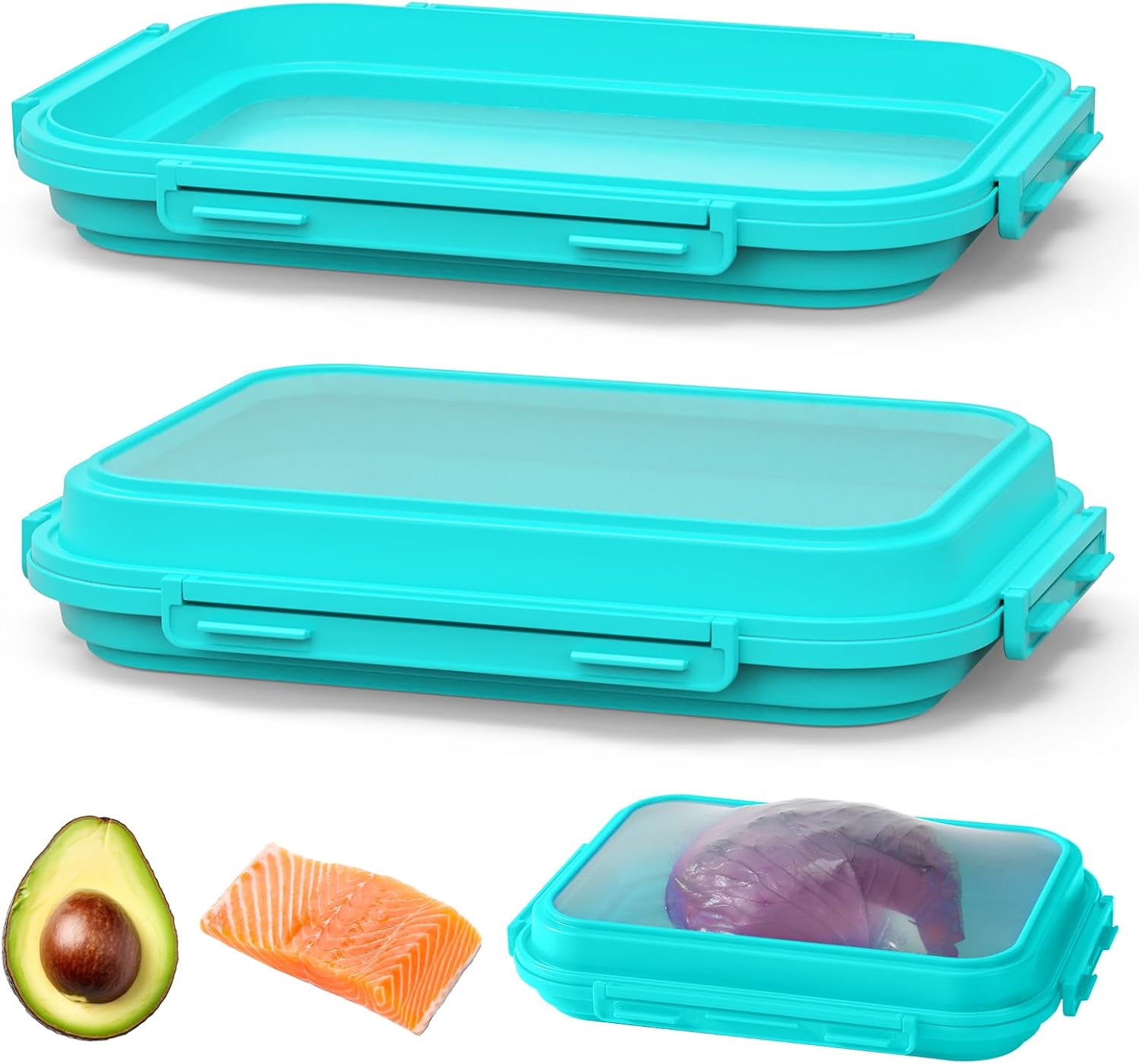 Amazon.com: Mage Crab 2-Piece Airtight Food Storage Containers Set ...