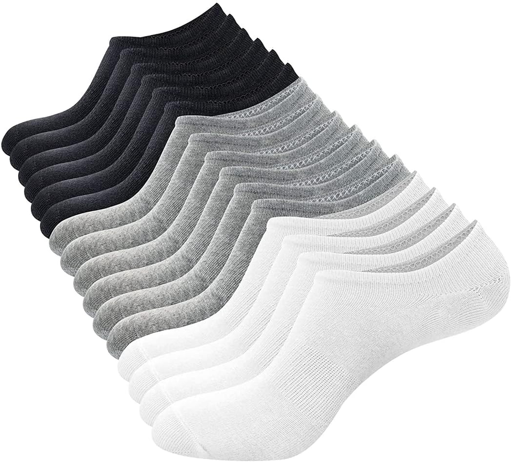 6 Pares Tines Cortos Hombre y Mujer,Tines Invisibles de Algodón ...