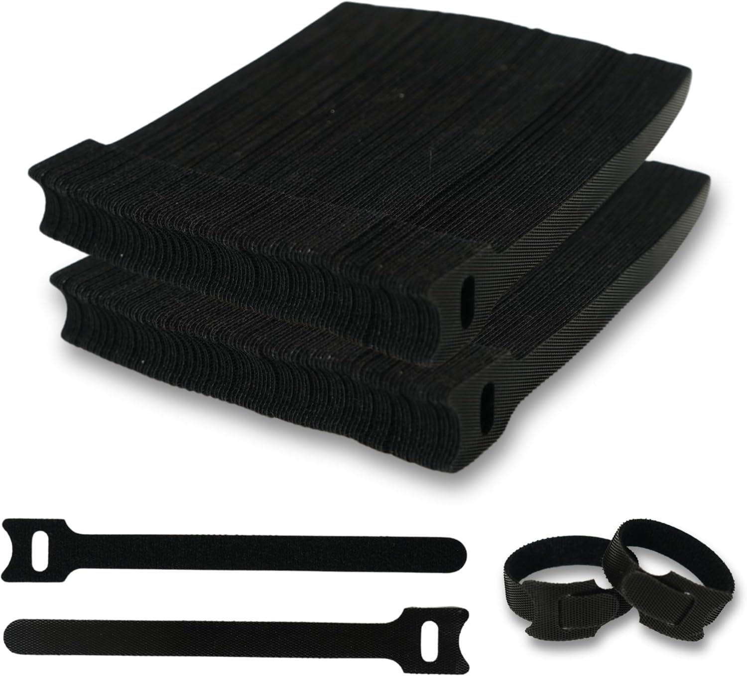 200-Pack Reusable Cable Ties, Cable Ties Reusable Cable Ties Black ...