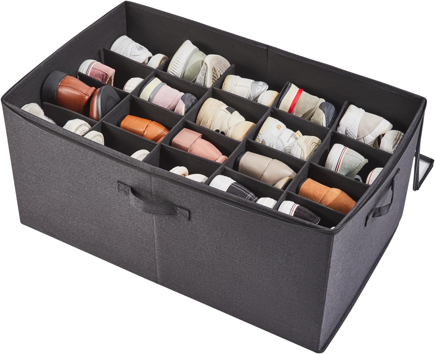 Amazon.com: Berdeng Shoe Storage Organizer for Closet, Shoe Box ...