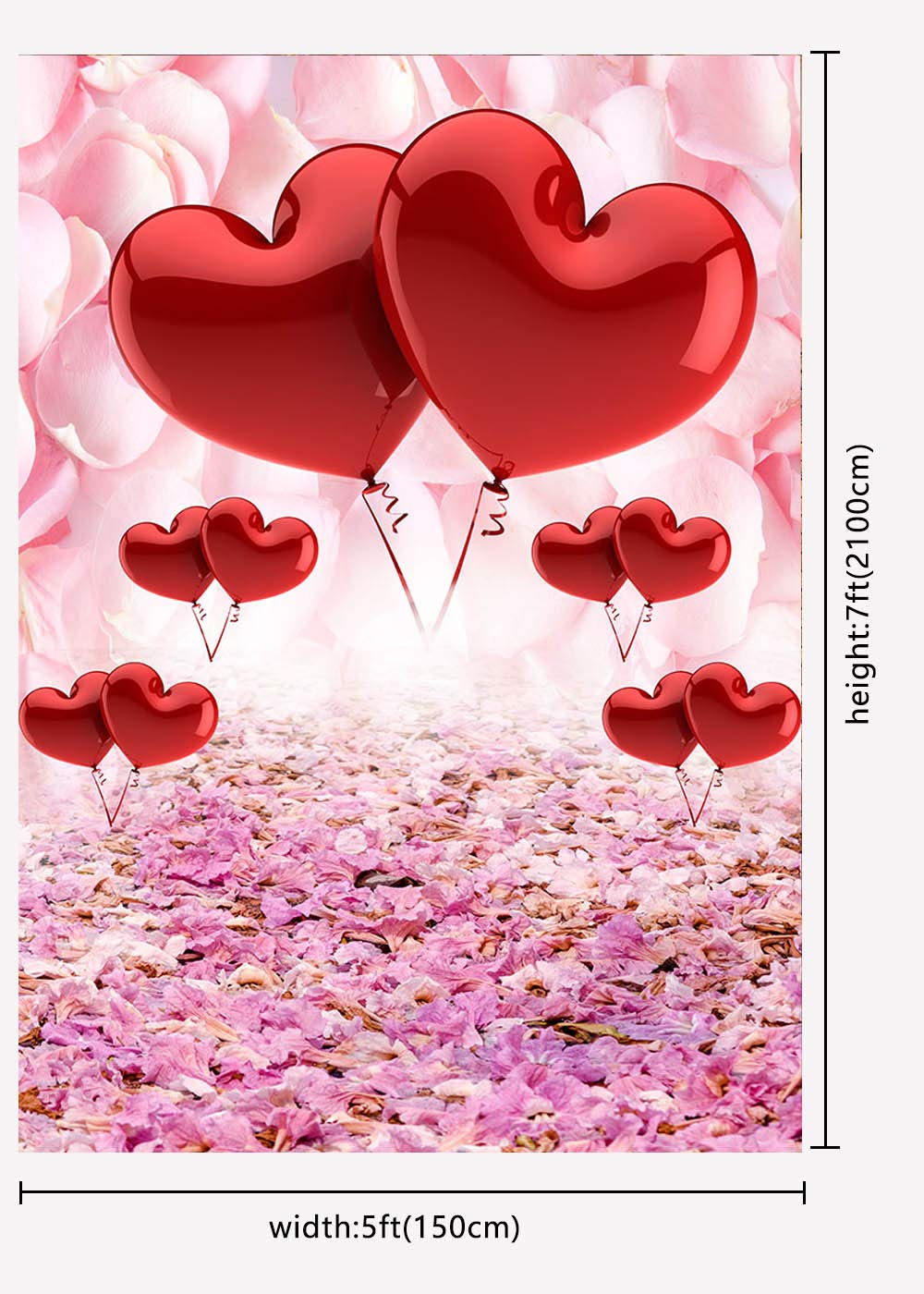 Love Colorful Background Abstract Romantic Heart Background With