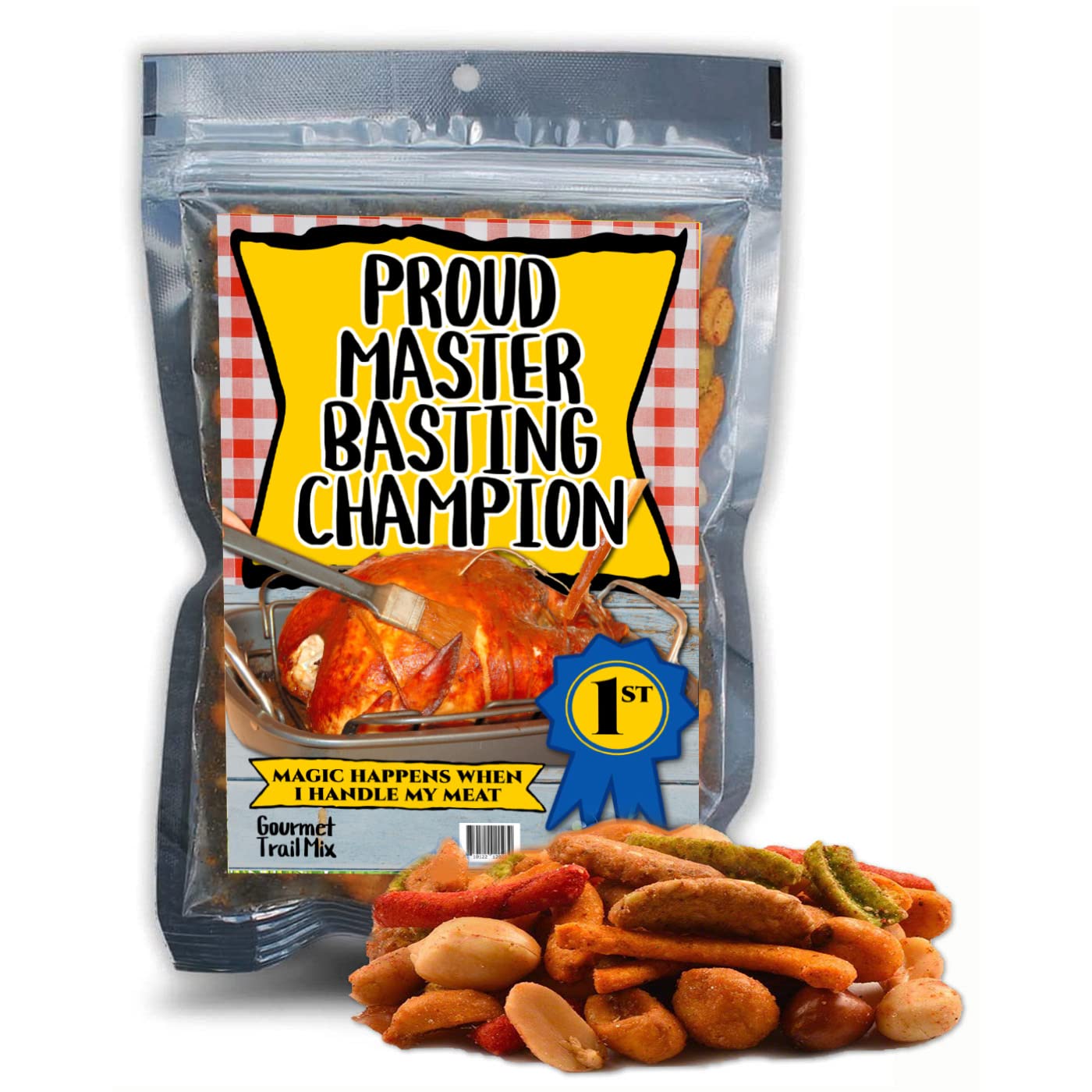 Amazon.com : Master Basting Champion Trail Mix - Funny Meat Gifts for ...