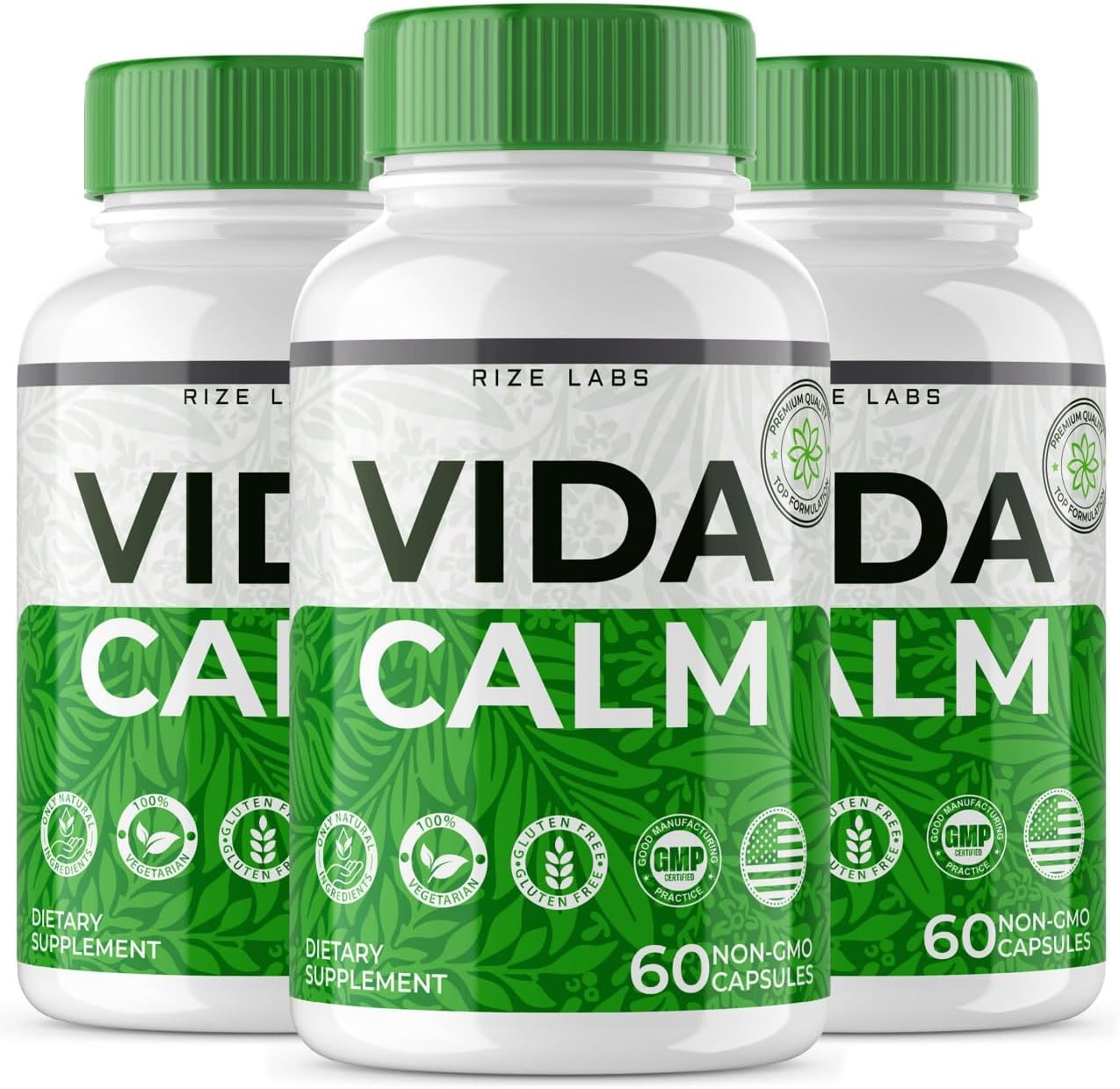 Amazon.com: (3 Pack) Vida Calm Pills - Vida Calm Advanced Formula ...