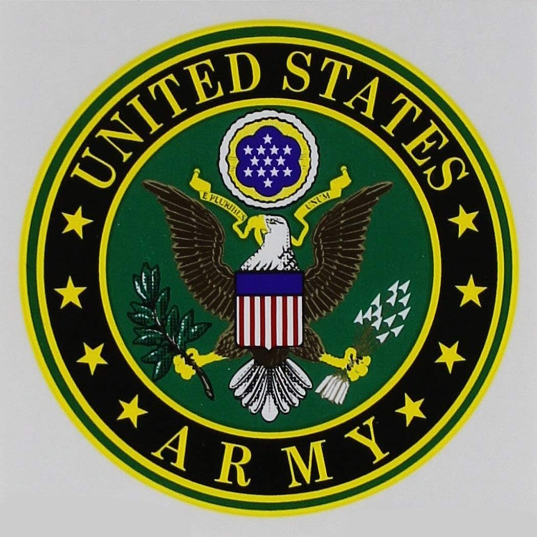 Amazon.com: EagleEmblems DC8151 Sticker-Army Symbol (Clear Vinyl) (3 ...