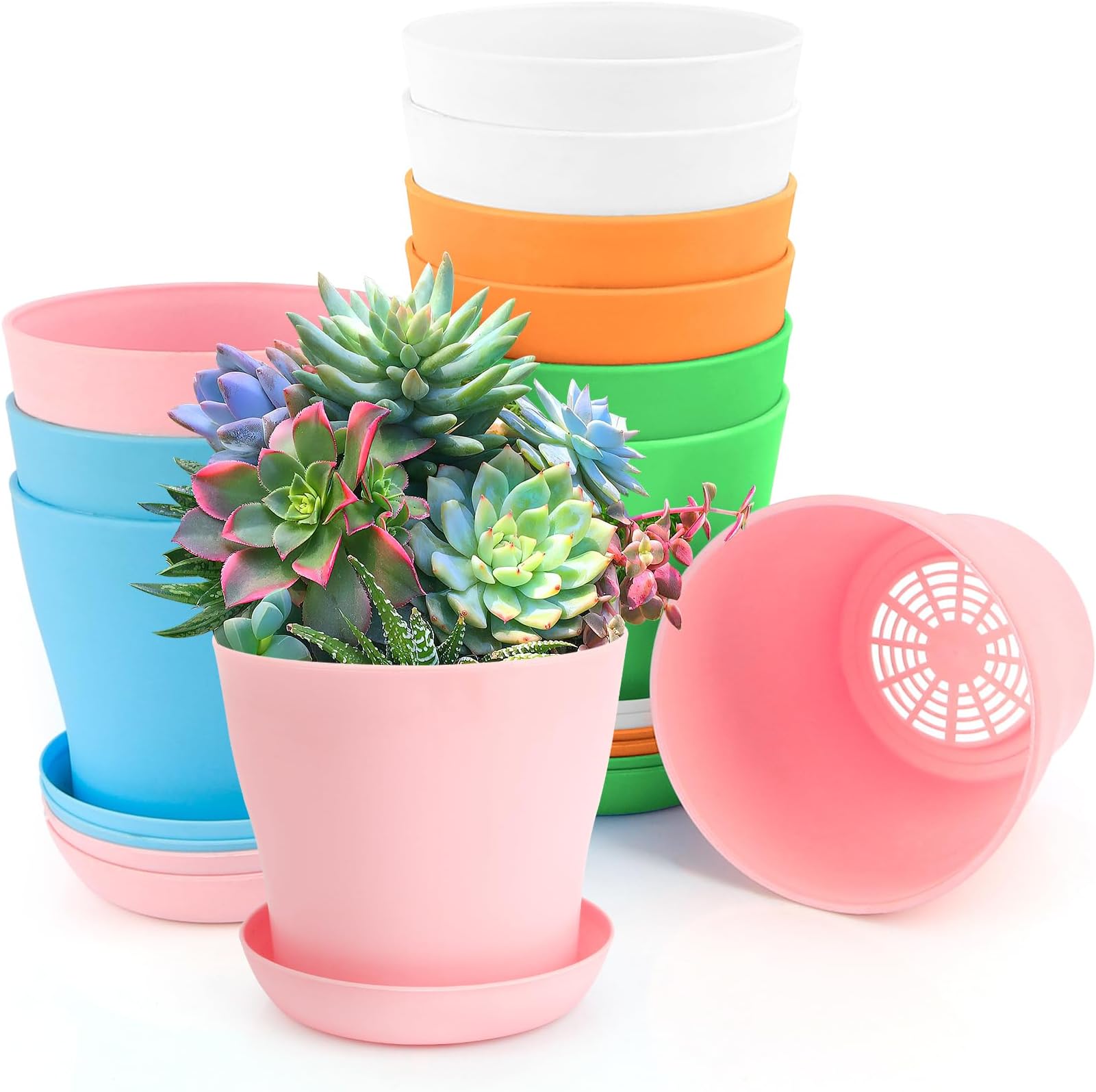 Amazon.com: vensovo 48 Pcs 2" Tiny Terracotta & Terra Cotta Pots with ...