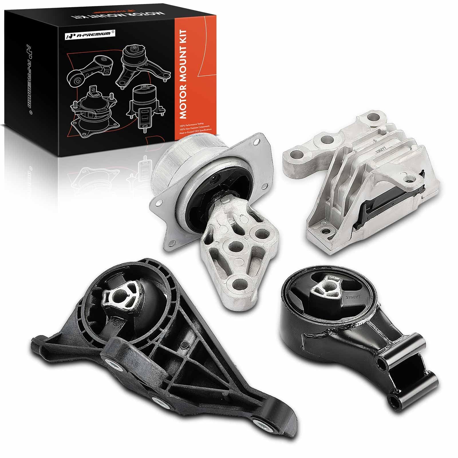Amazon.com: A-Premium 4PCS Engine Motor Mount and Transmission Mount ...