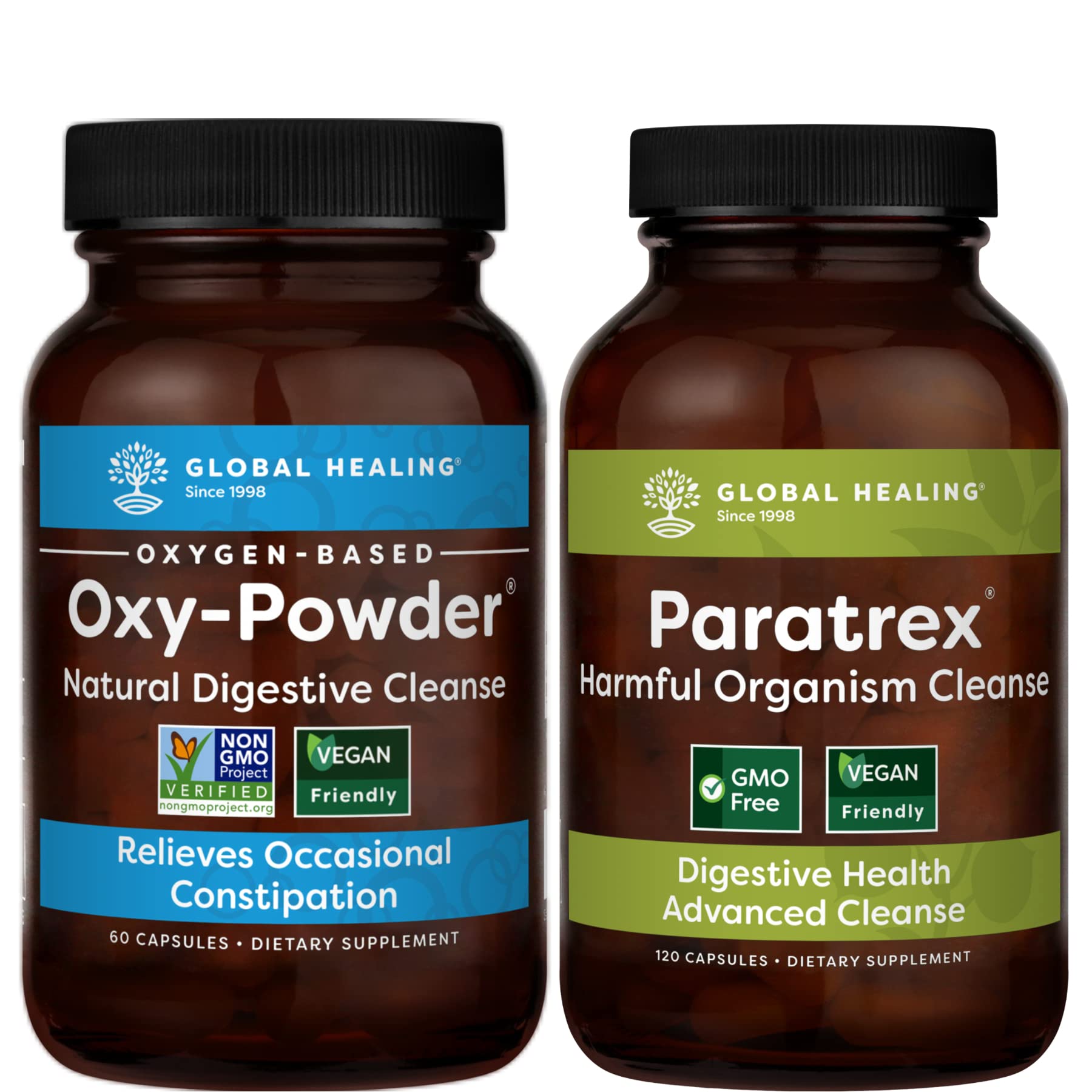 Global Healing Paratrex And Oxy Powder Kit Advanced Herbal Supplement ...
