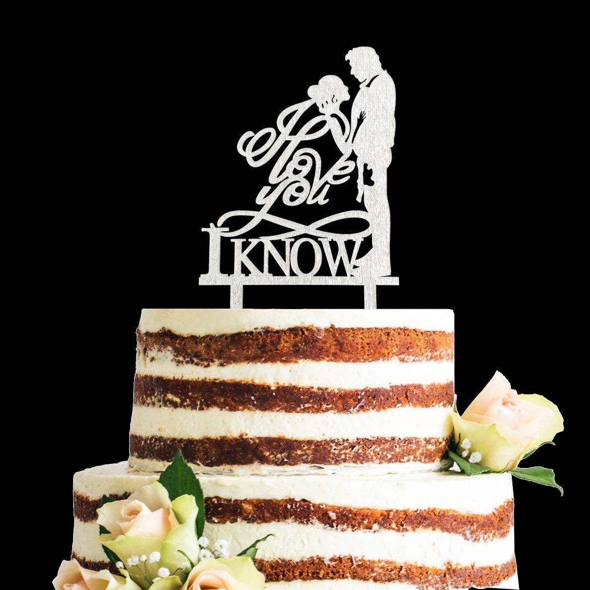 Buy Acrylic I Love You I Know Cake Topper Star Wars Theme Wedding Cake buy-acrylic-i-love-you-i-know-cake-topper-star-wars-theme-wedding-cake