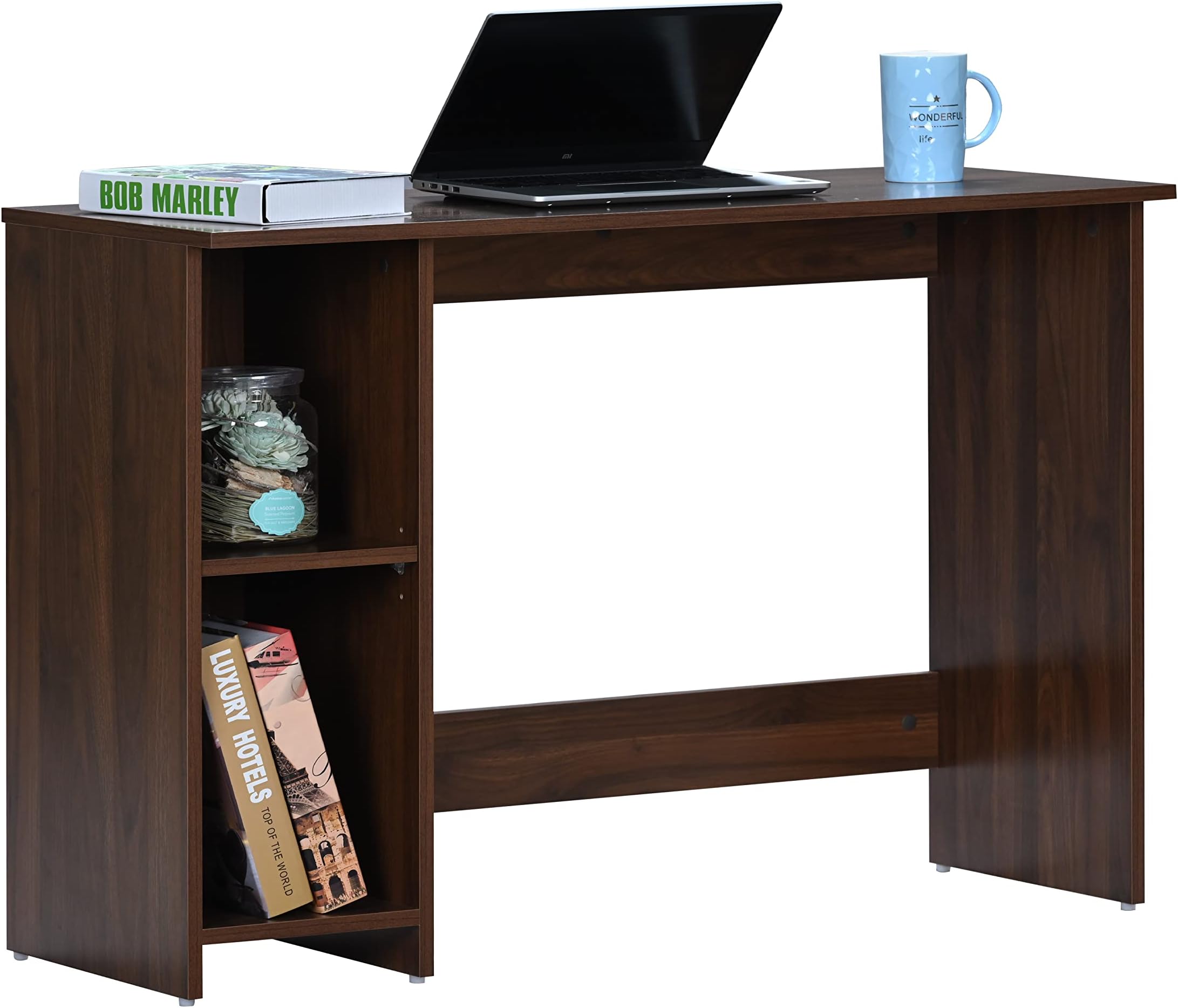 ABOUT SPACE Study Table with UnderDesk Storage Shelf - Modern Desktop ...