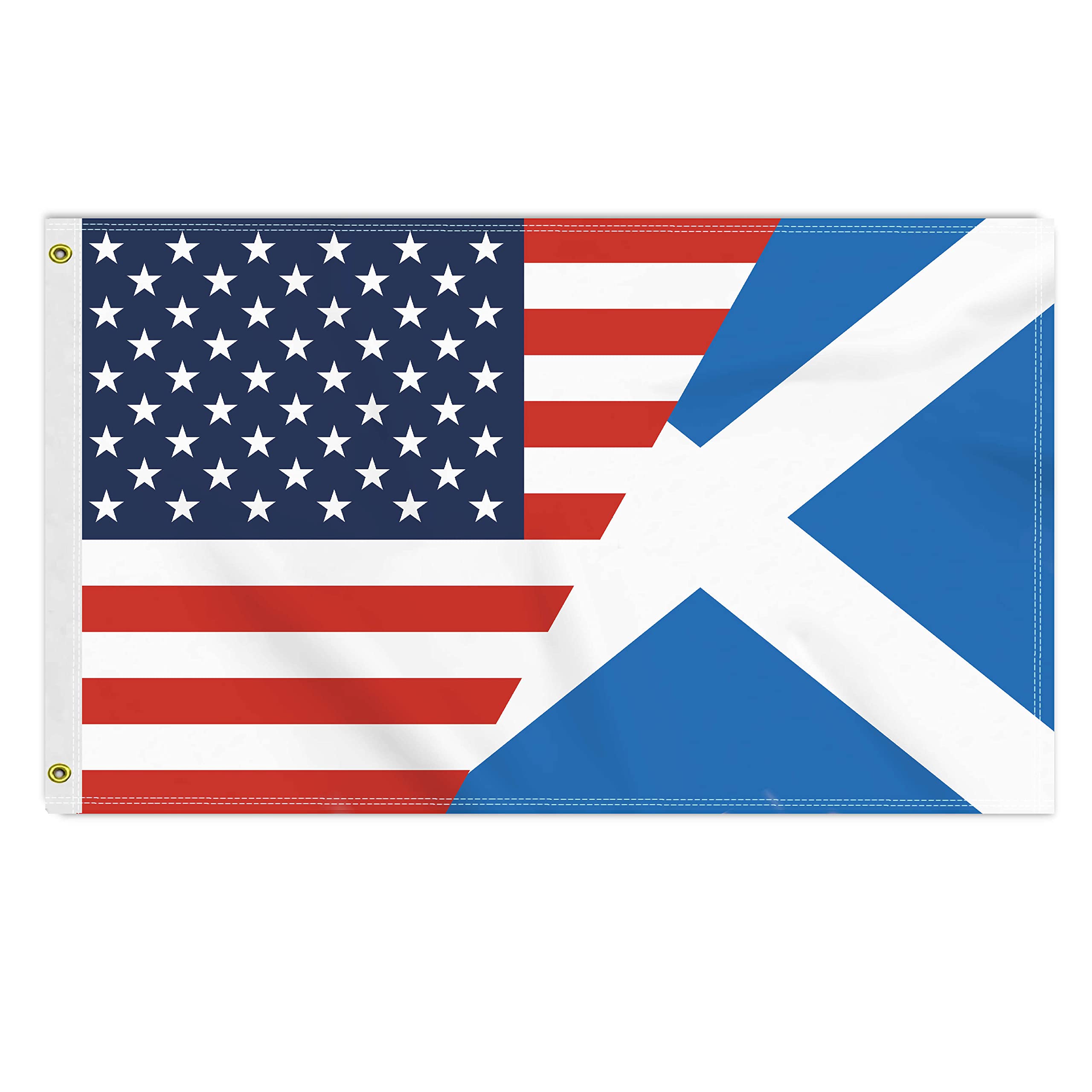 Scottish American Flag