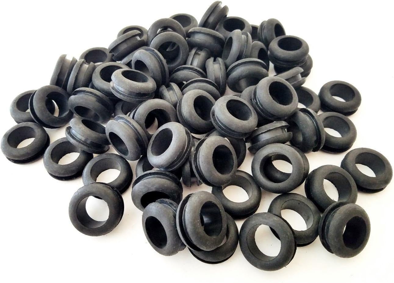 Amazon.com: Pack of 25 Rubber Grommets 1/2" Inch Inside Diameter - 1/8 ...