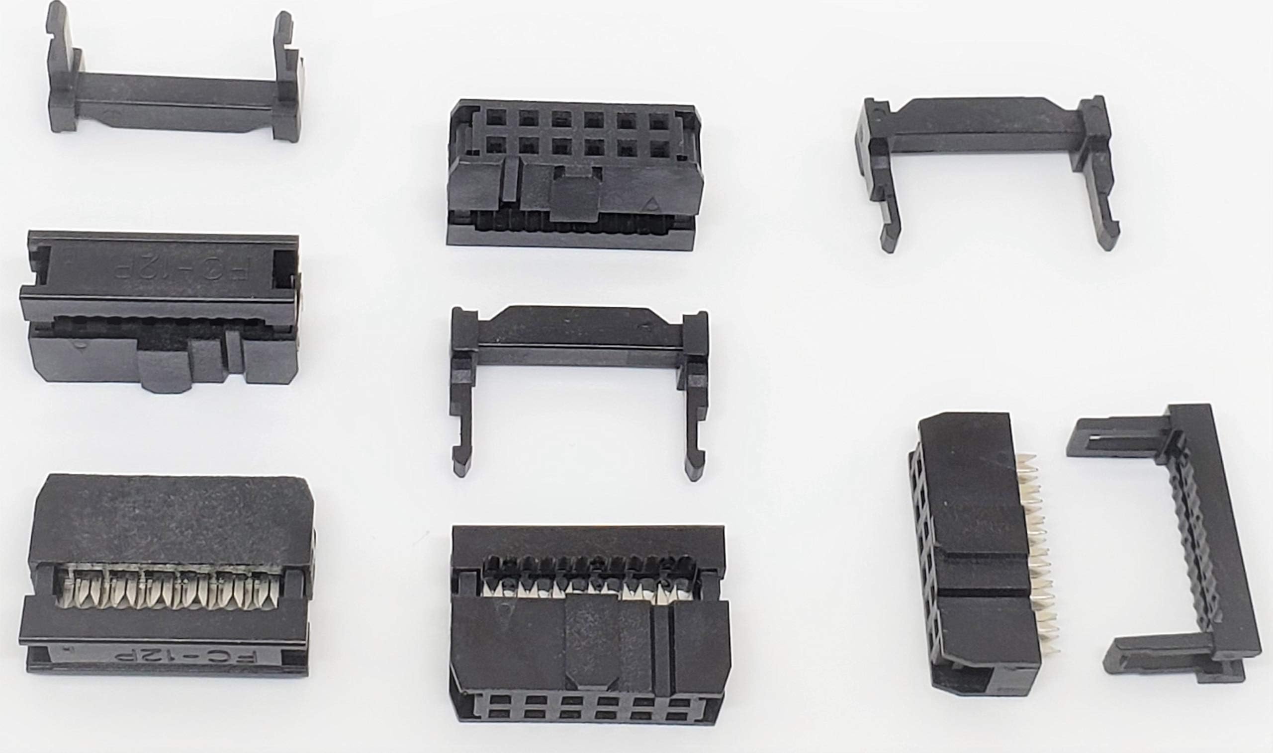 Amazon.com: Pc Accessories 2-Pack 2X32 64P Dual Rows 2.54mm Shrouded ...