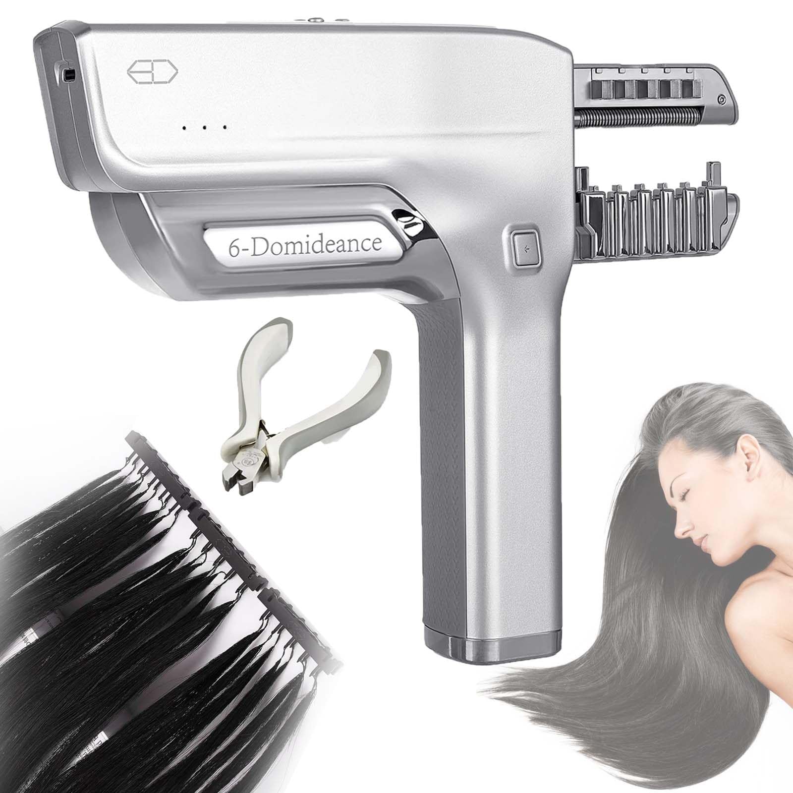 Amazon.com : 6d Hair Extensions Machine Kit,3nd Generation Human Hair ...