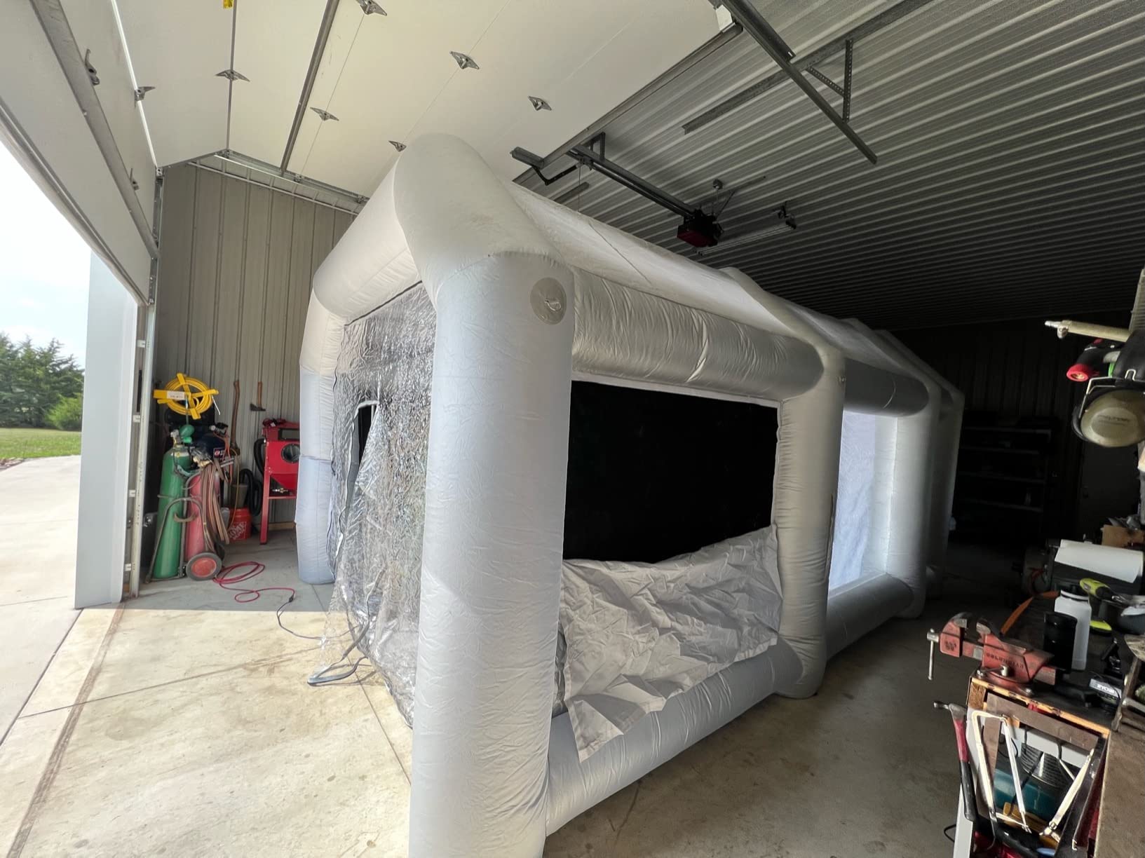 $53/mo - Finance 13X10X8FT Portable Paint Booth Tent with Two 450W ...