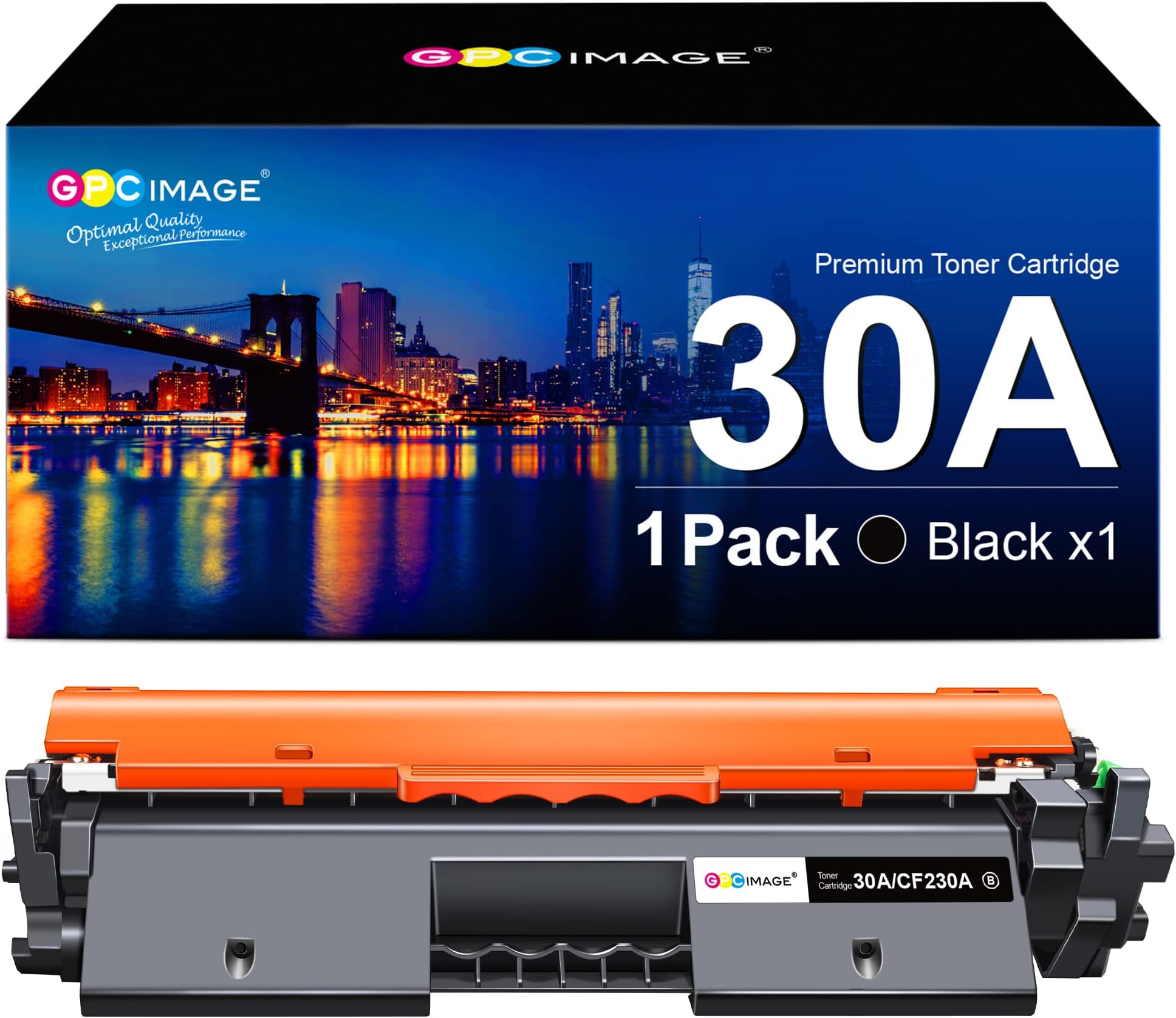 HP CF230A 30A Original LaserJet Toner Cartridge, Black, Single Pack ...