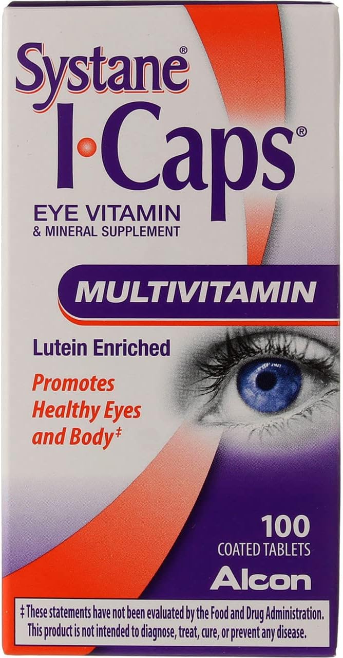 Amazon.com: ICaps MV Multivitamin Coated Tablets - 100 ct, Pack of 2 ...