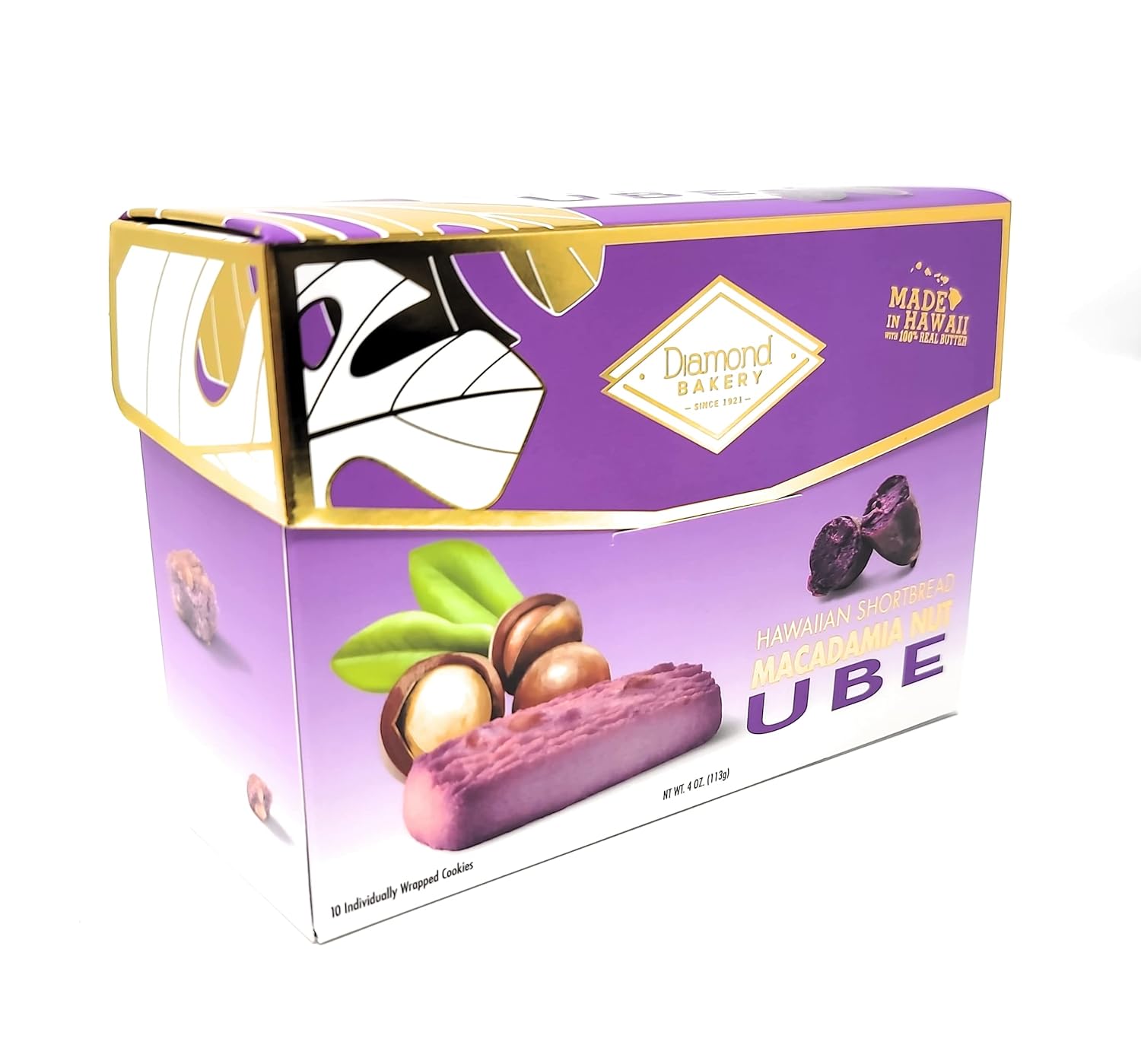 Amazon.com: Diamond Bakery - Macadamia Nut Hawaiian Shortbread Cookies ...