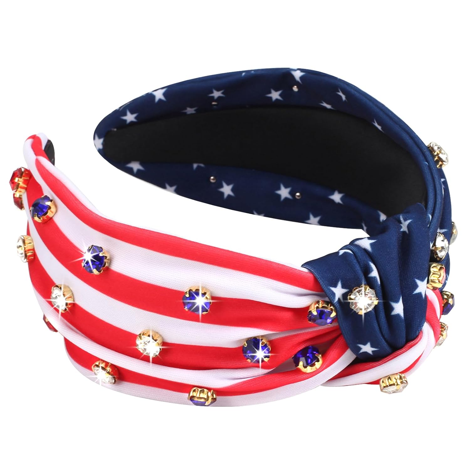 Amazon.com : Budsmile American Flag Headbands for Women Girls ...