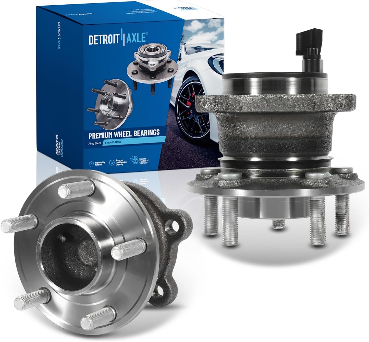 Amazon.com: Detroit Axle - Rear 2pc Wheel Bearing Hubs for 13-18 Ford C ...