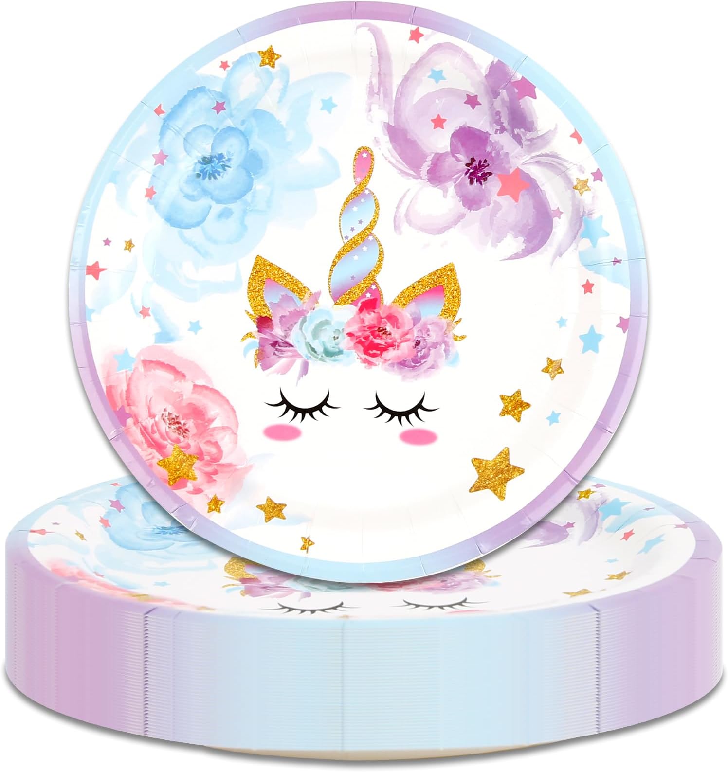 Amazon.com: Glad for Kids Paper Plates, Small Round Paper Plates with ...