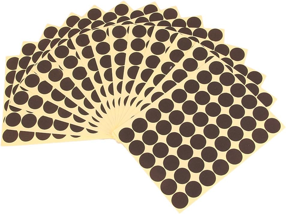 Blackdreams® 1800Pcs 12Mm (0.5 Inch) Dots Sticker Round Circle Blank ...