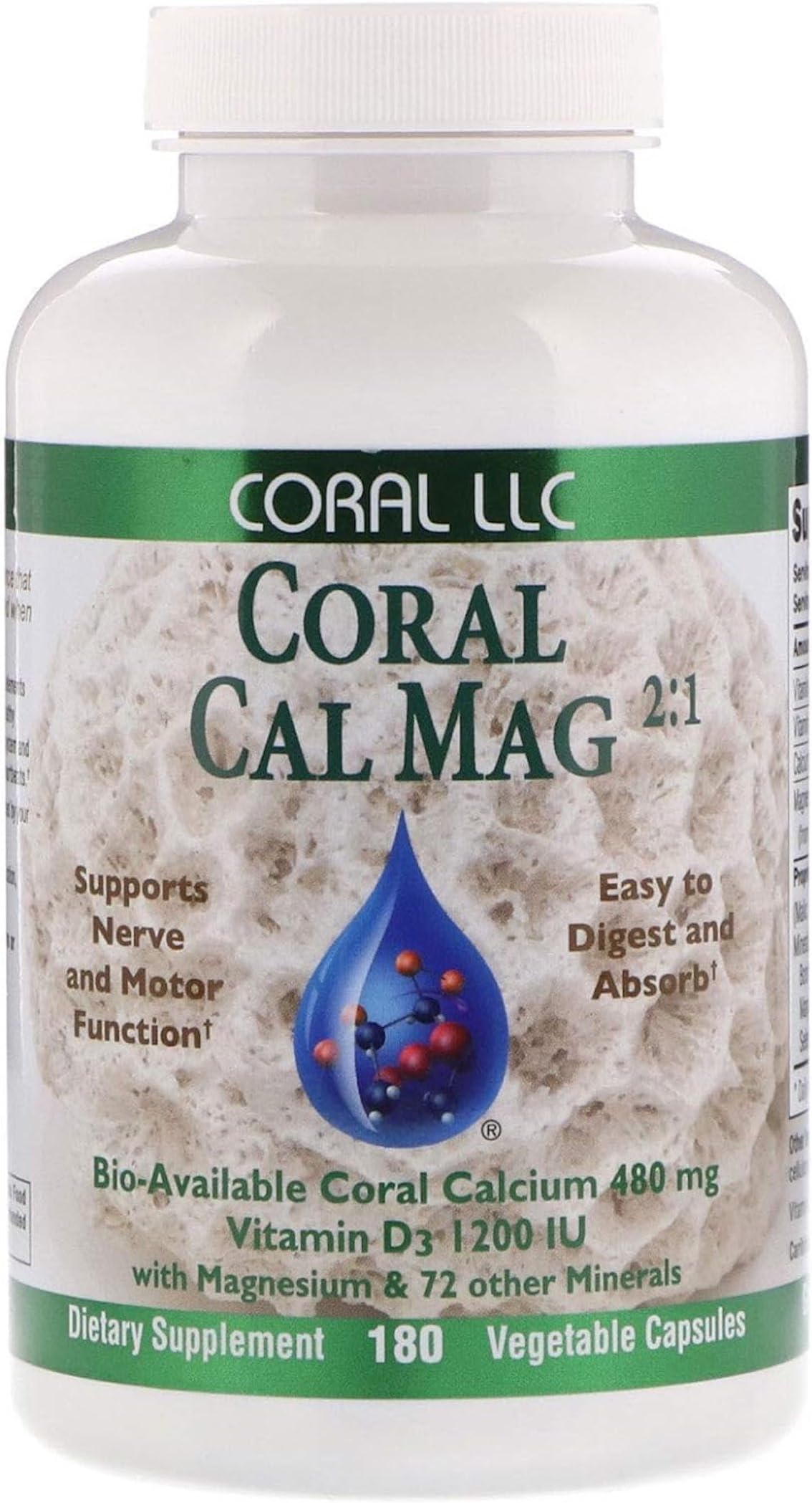 Amazon.com: Daily Manufacturing Coral Calcium, Magnesium & Vitamin D3 ...