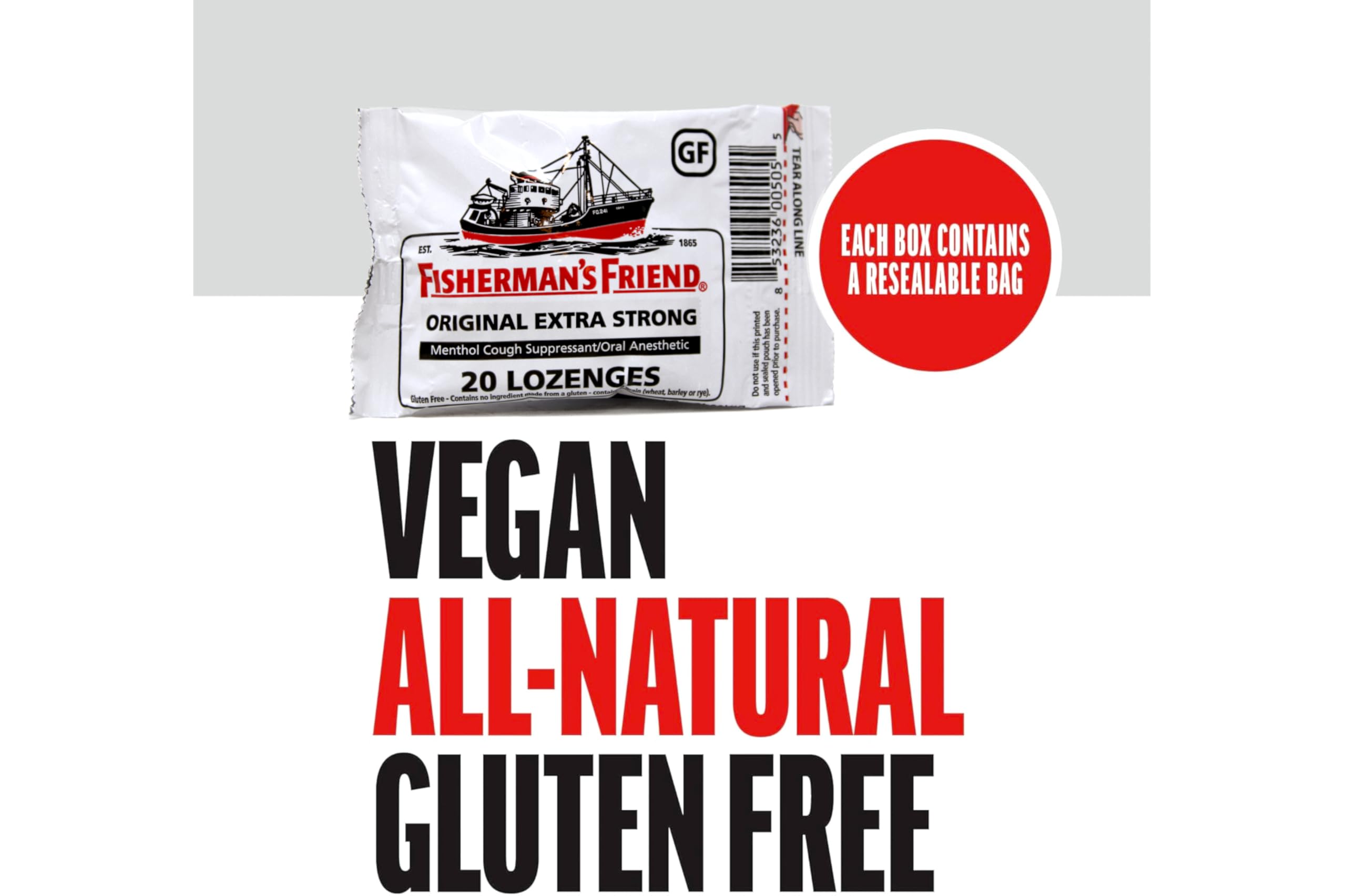Snapklik.com : Fishermans Friend Original Extra Strong Menthol Cough ...