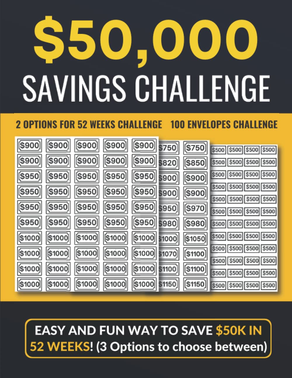 $50,000 Savings Challenge: Simple Way to Save $50,000 in 52 Weeks | 50k ...