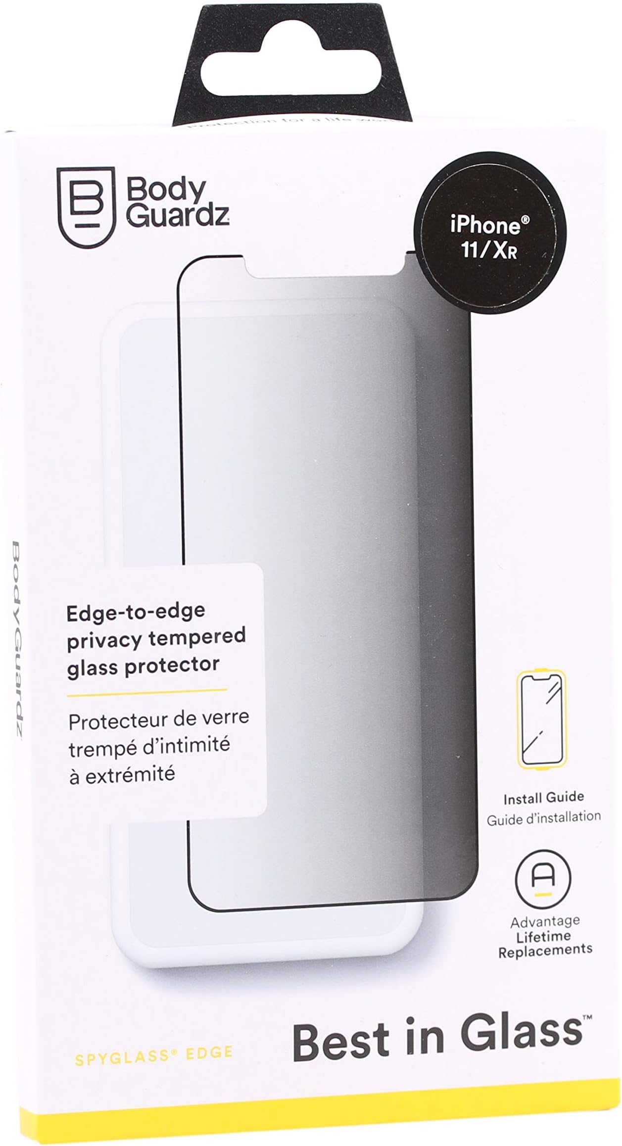 Amazon.com: BodyGuardz - Spyglass Edge Privacy Screen Protector ...