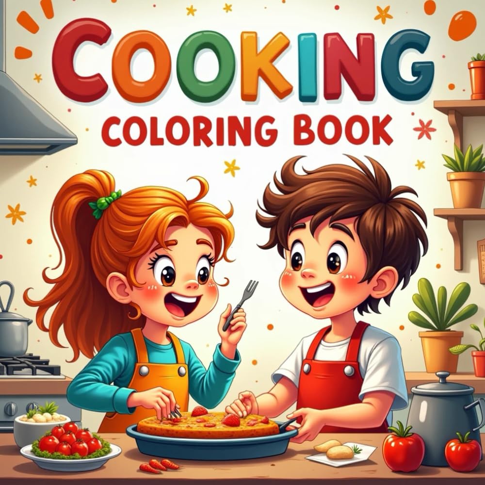 Cooking Adventures: A Fun Coloring Book for Kids.: Let the culinary ...