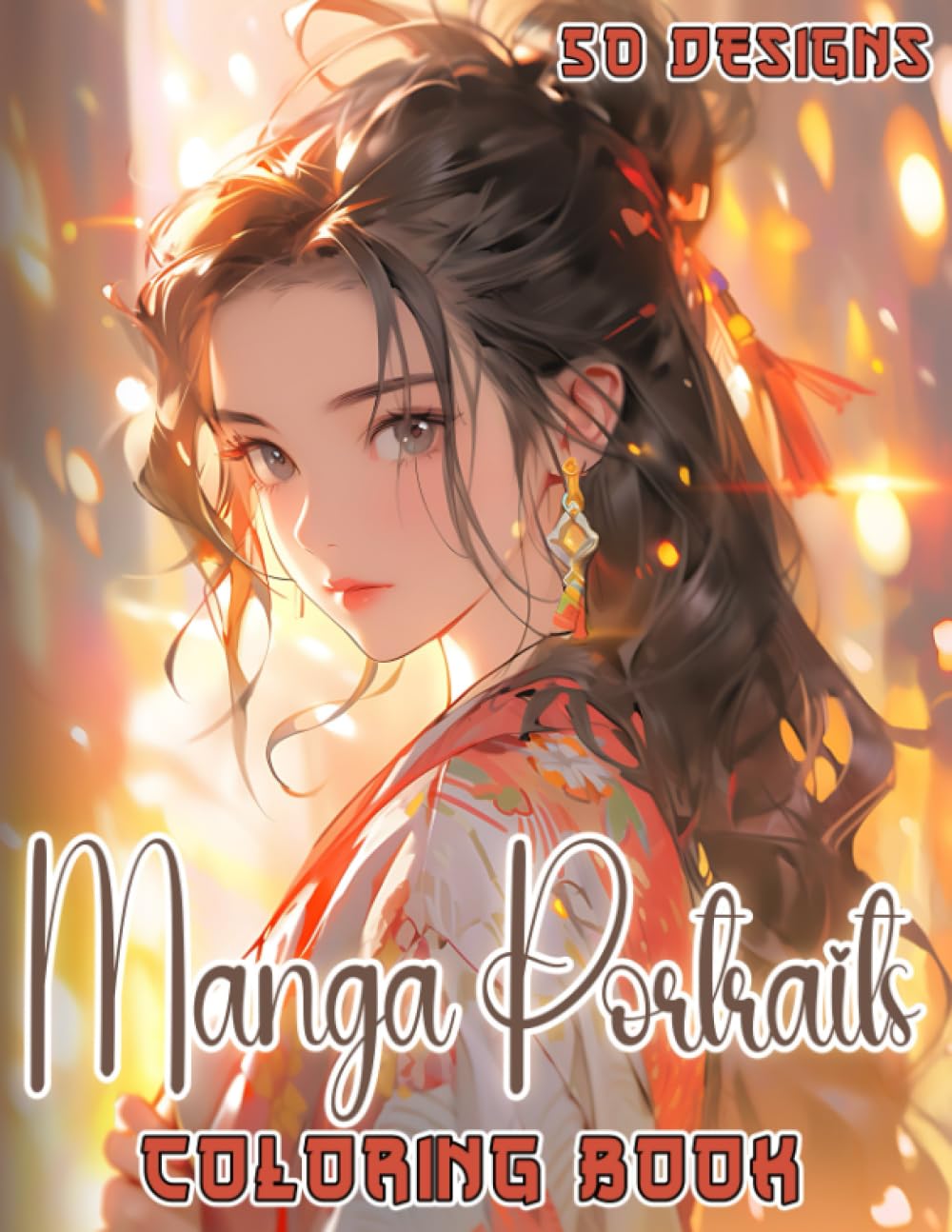 Amazon.com: Manga Portraits Coloring Book: Cute Anime Character ...