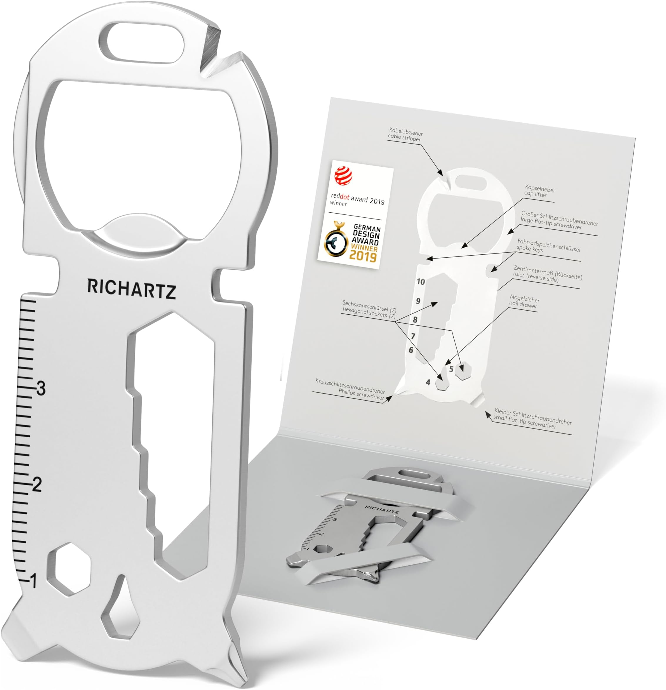Geschenkartikel: ROMINOX Key Tool // Snake, 18 Funktionen, Keytool ...